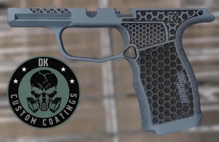 Sig Sauer P365 XL Grip Module - Cold War Gray Hex Stipple